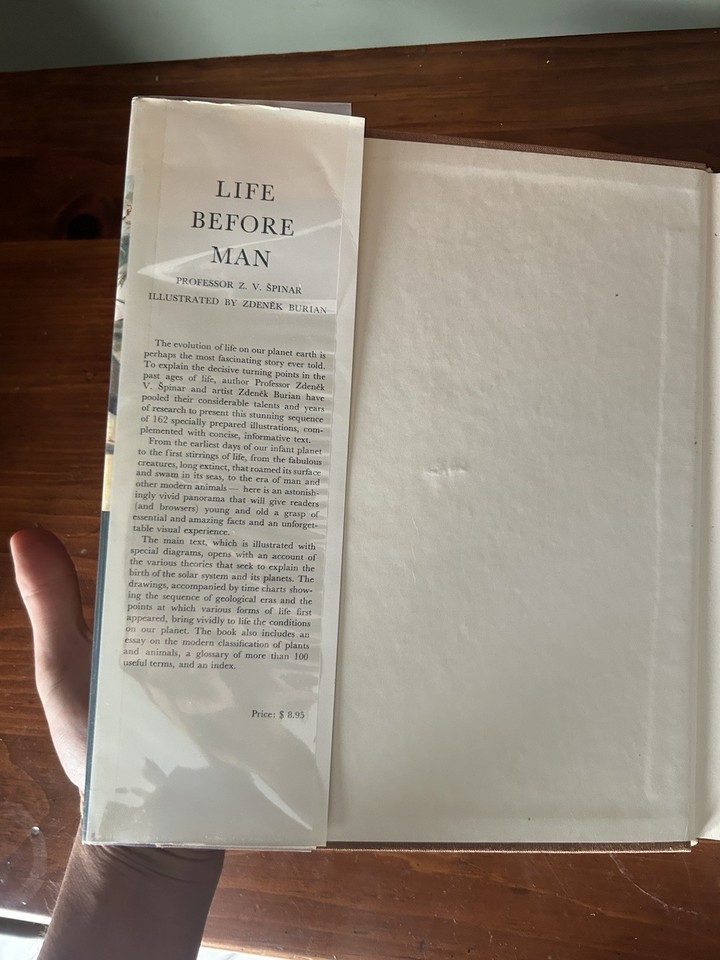 Life Before Man The Fascinating Story of Evolution by Z. V. Spinar HC ...
