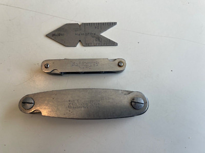 Lot of STARRETT NO 155, & NO 40 THREAD GAGE SET, Plus 537 60 Degree ...