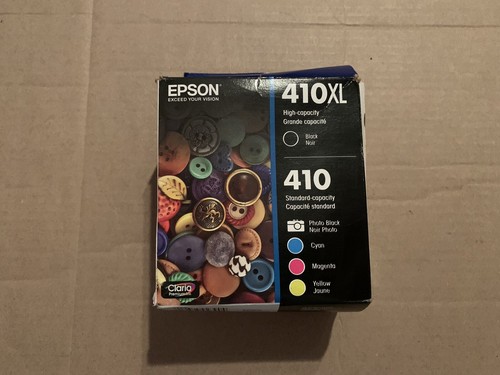 Epson 410XL Black 410 Color & Photo Black T410XL-BCS Exp 2026 Sealed ...