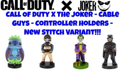 Call Of Duty X The Joker - Cable Guys - Controller Holders - New Stitch ...