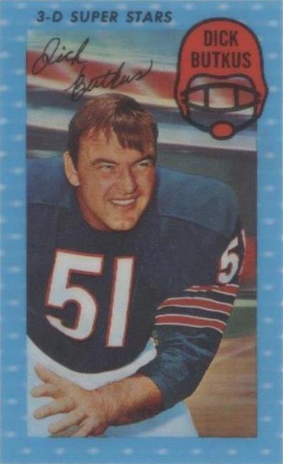 Las mejores ofertas en 1971 Kellogg's 3-D Dick Butkus #39 | eBay