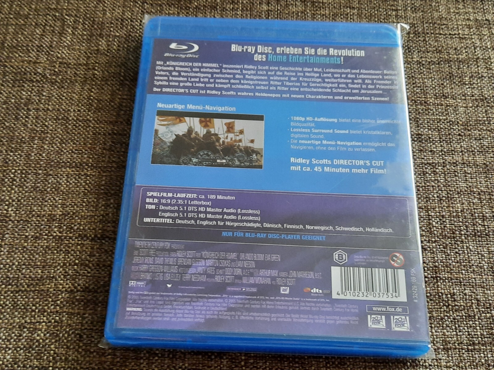KÖNIGREICH DER HIMMEL 2005 deutsche Blu-Ray Orlando Bloom Eva Green ...
