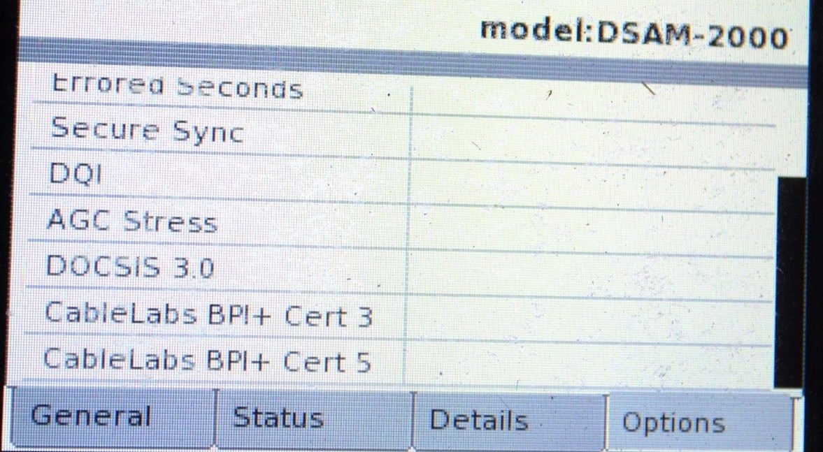 JDSU DSAM-2000 xt Cable Meter DOCSIS 3.0 CATV Meter Constellation Annex ...