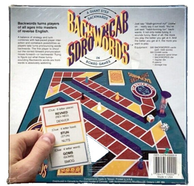 NEW Sealed BACKWORDS Card Board WORD English Vocabulary GAME Family ...