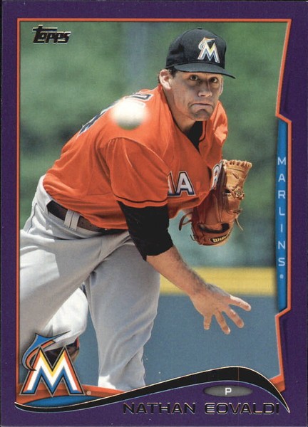 2014 Topps - Purple #570 Nathan Eovaldi for sale online | eBay