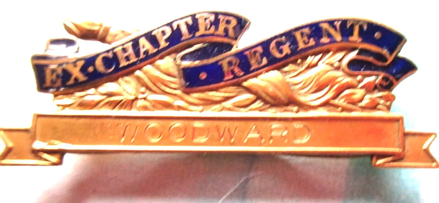 Daughters of the American Revolution EX-REGENT GF Pin - DAR Gold Filled ...