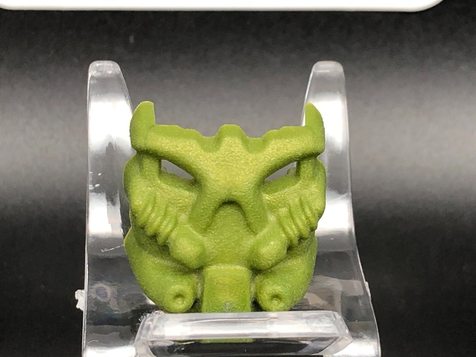 KRANA Bo Mask BIONICLE Lego Brand 42042Bo Metallic Green Bo Rubber Mask ...