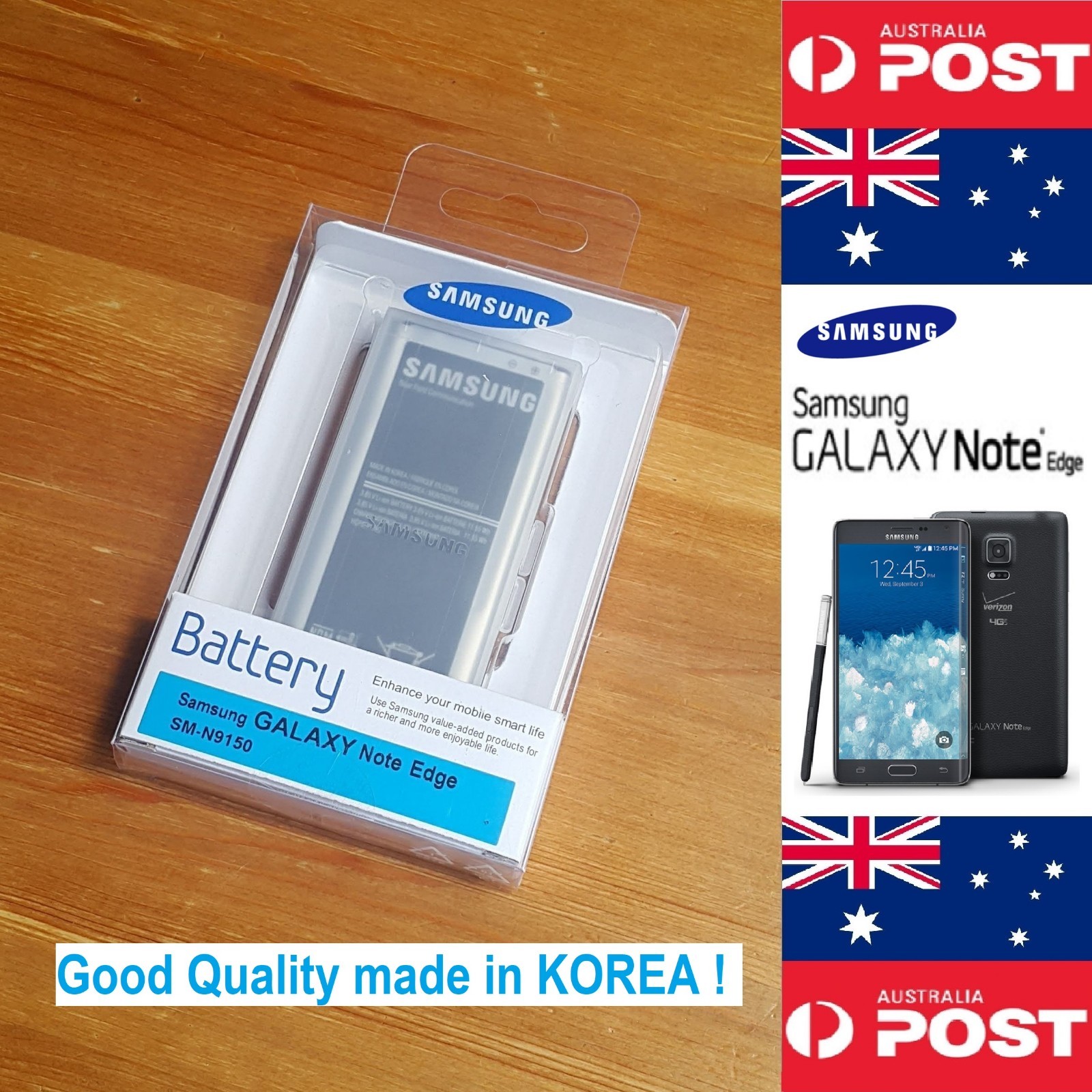 Samsung Note Edge Battery Genuine Australian Retail N915 EB-BN915BBU ...