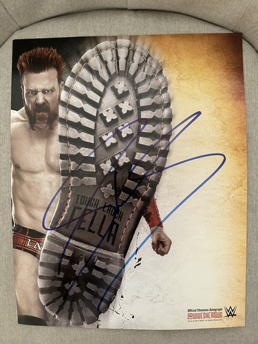 SHEAMUS SIGNED OFFICIAL WWE 11x14 PHOTO AUTOGRAPH SIGNED OFFICIAL MERCH ...