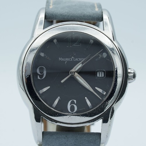 Maurice Lacroix Sphere Men's Watch SH1018 Steel Wrist Watch Quartz ...