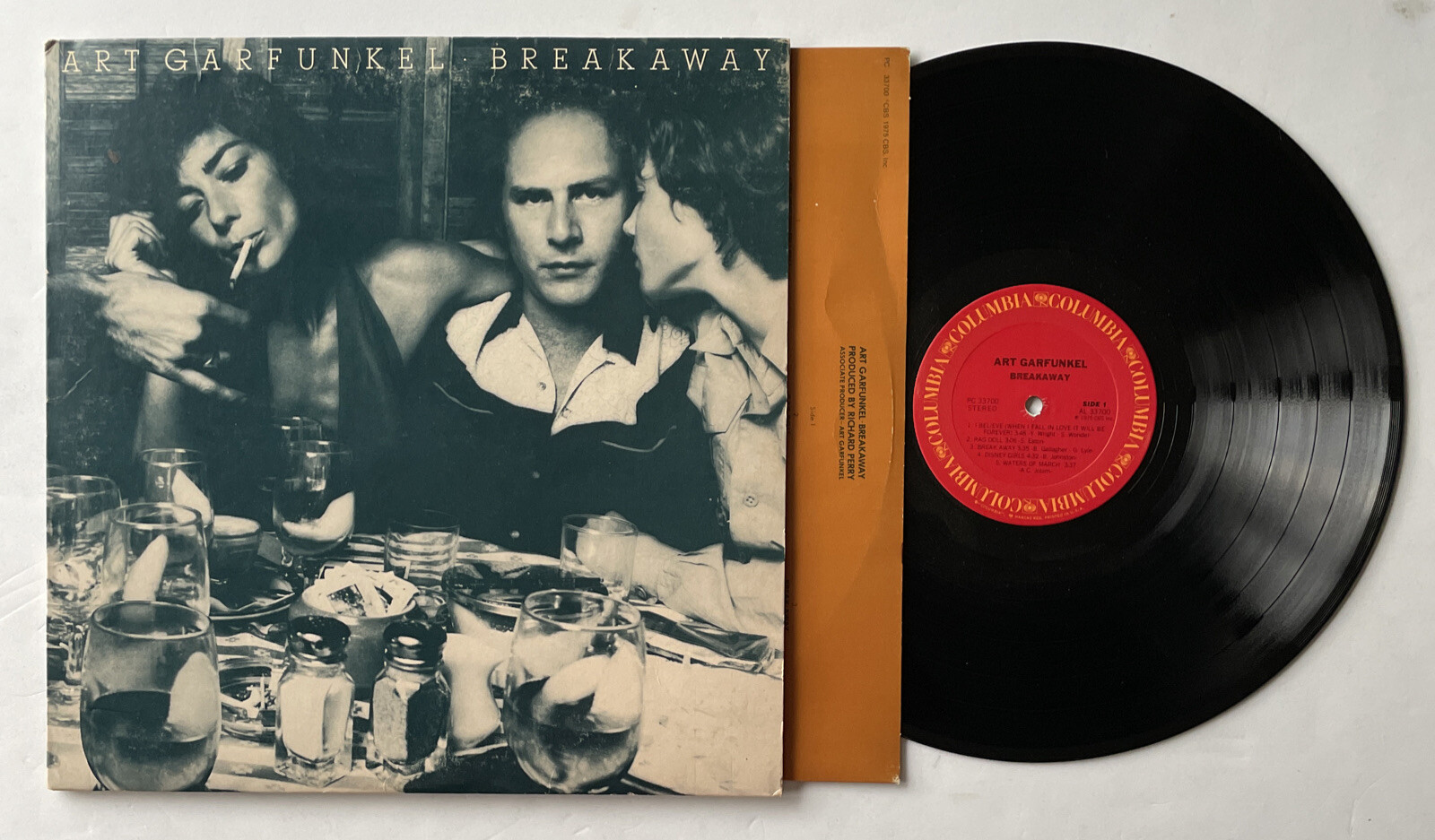 ART GARFUNKEL- Breakaway LP ORIG 1975 Columbia | eBay