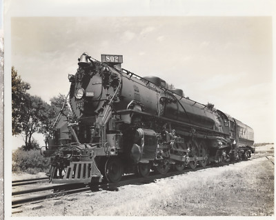 Union Pacific Railroad Locomotive 802 4-8-4 8"x10" Photograph by Union ...