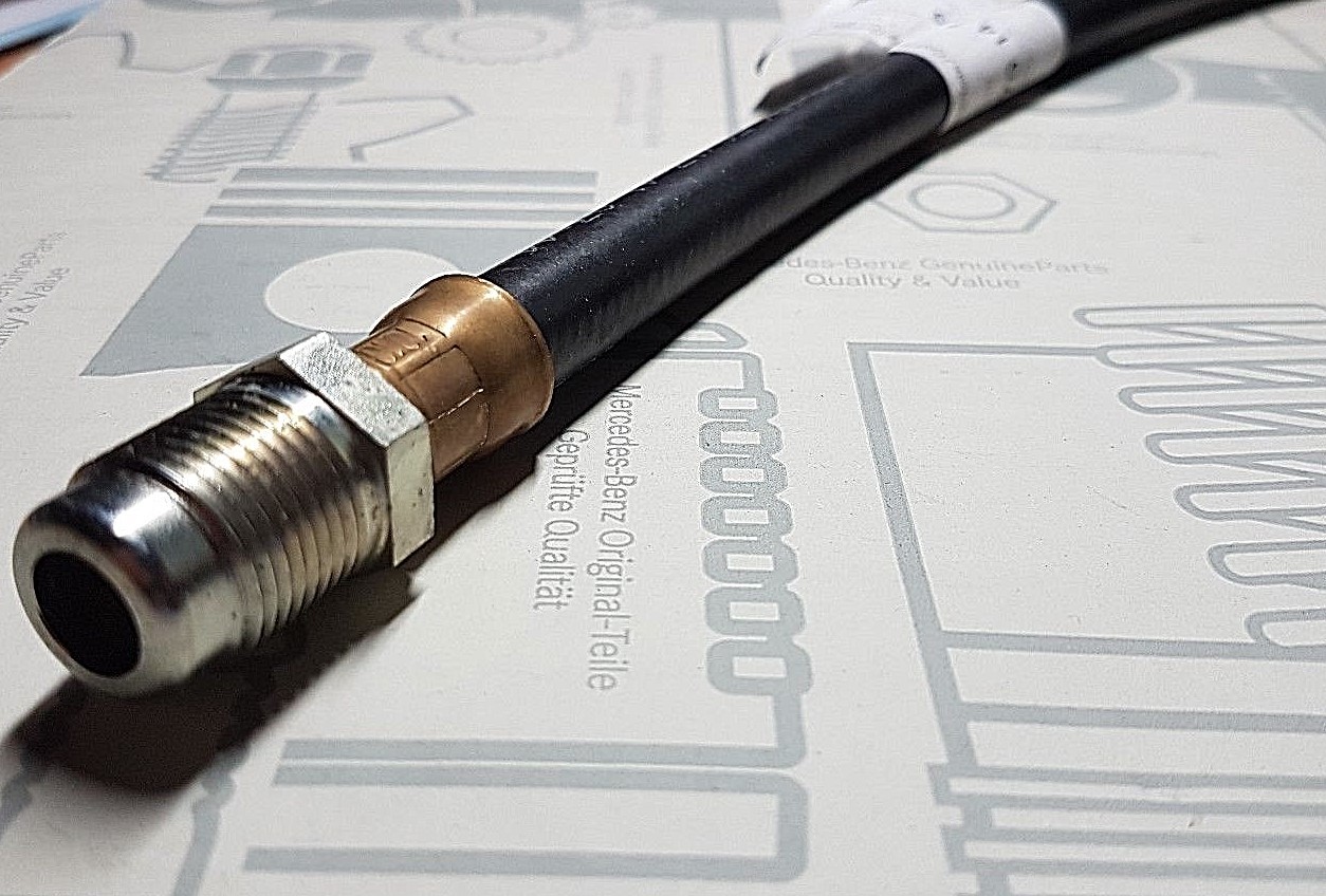 /126/ origin. Mercedes-Benz fuel line diesel W116 W123 W124 W126 W201 ...