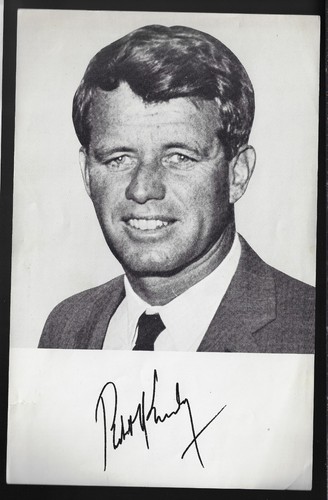 1964 Robt Kennedy NY Senate Campaign Photo Handout Issues Back w/ LBJ ...
