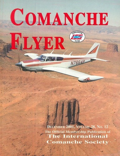 Comanche Flyer Magazine Dec 2001 Max Conrad CFI Training Special ...
