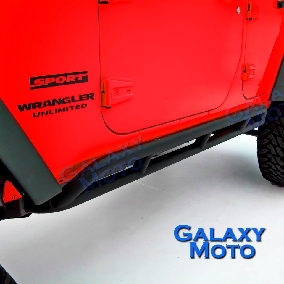 Front+Rear Bumper+Side Rock Slider Armor Rocker Guard for 07-18 Jeep JK ...