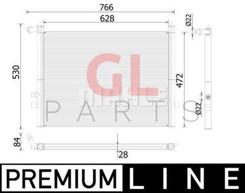 Wasserkühler Motorkühlung FÜR BMW 5 G30/G31 17- 17118484639 | eBay.de