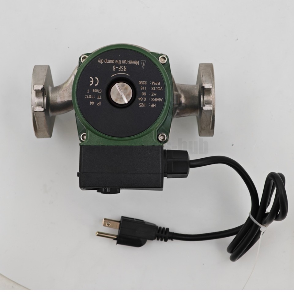 REPLACE Taco 008-SF6 115V 1/25hp 14GPM Water Stainless Steel Circulator ...