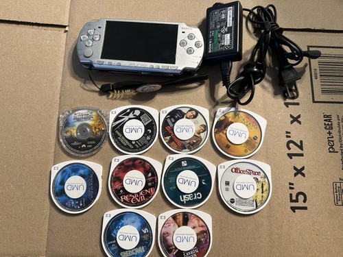 Sony Playstation Portable PSP PSP-2001 Handheld Game System With Movies ...