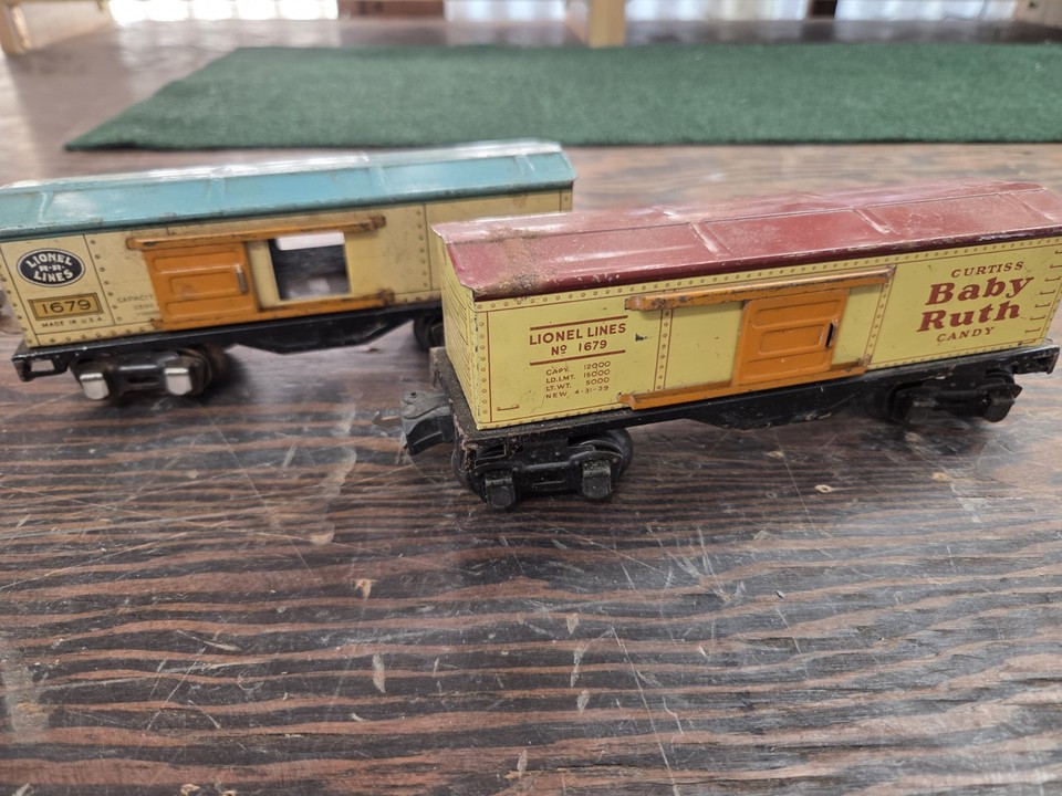 Lot Of 2 Lionel 1679 Baby Ruth Box Cars | eBay