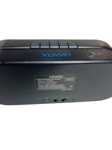HMDX Audio RAVE HX-P205a Wireless Portable Speaker No Cord - Black | eBay