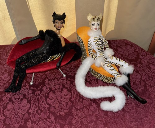BARBIE Lounge Kitties * Black Panther & Tiger * Meow!! (DL) | eBay