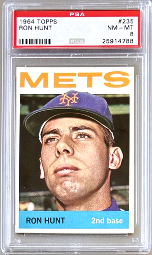 1964 TOPPS #235 RON HUNT PSA 8 NM-MT METS | eBay