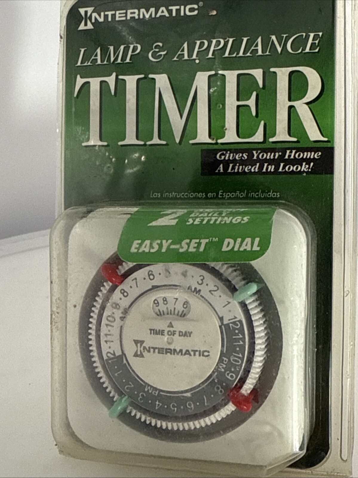 INTERMATIC Lamp & Appliance 24 Hour Timer 2 Settings Plug Outlet Easy ...