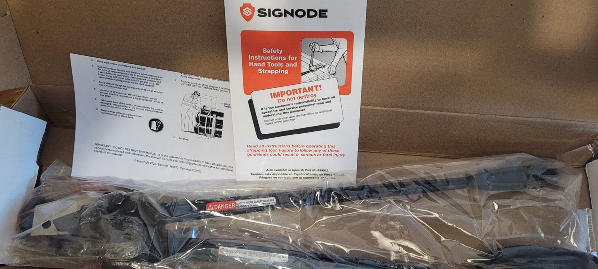 Strap Cutter Signode Florence STRAPPING MACHINE FOR STEEL STRIP