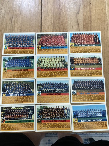 1994 TOPPS ARCHIVES FOOTBALL 1956 TOPPS TEAMS COMPLETE SET 12 CARDS | eBay