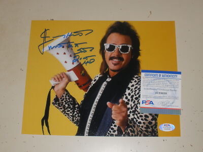 JIMMY HART WWE Autograph Auto MEGAPHONE 8x10 Photograph Photo PSA/DNA ...