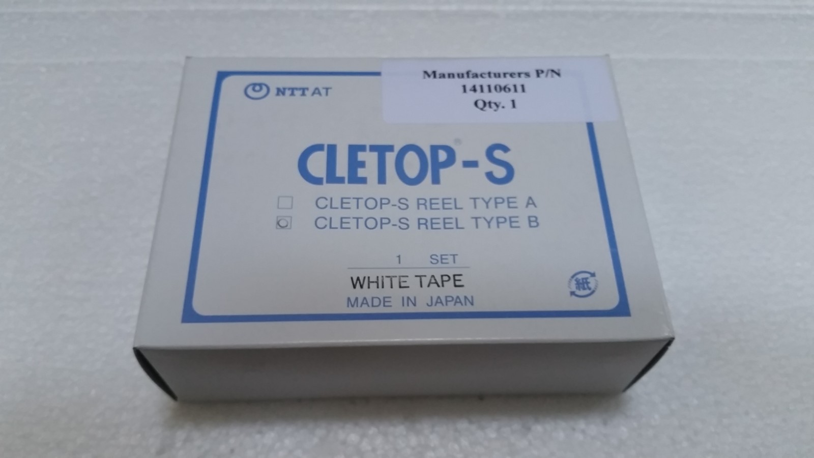NEW : Cletop Type B, 14110611White Tape CLETOP S Connector Cleaner ...