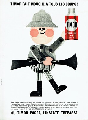 Publicité Advertising 099 1965 Timor insecticide parfumé lavande | eBay
