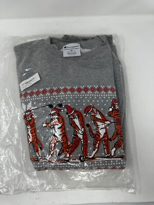 BARSTOOL GOLF TIGER SWING CREW NECK WASHED BLACK SWEATSHIRT SIZE 2 ...