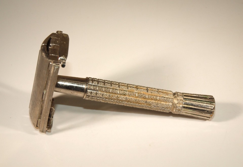 Vintage 1960 Gillette TTO Super Speed DE Safety Razor F-2 * Flare Tip ...