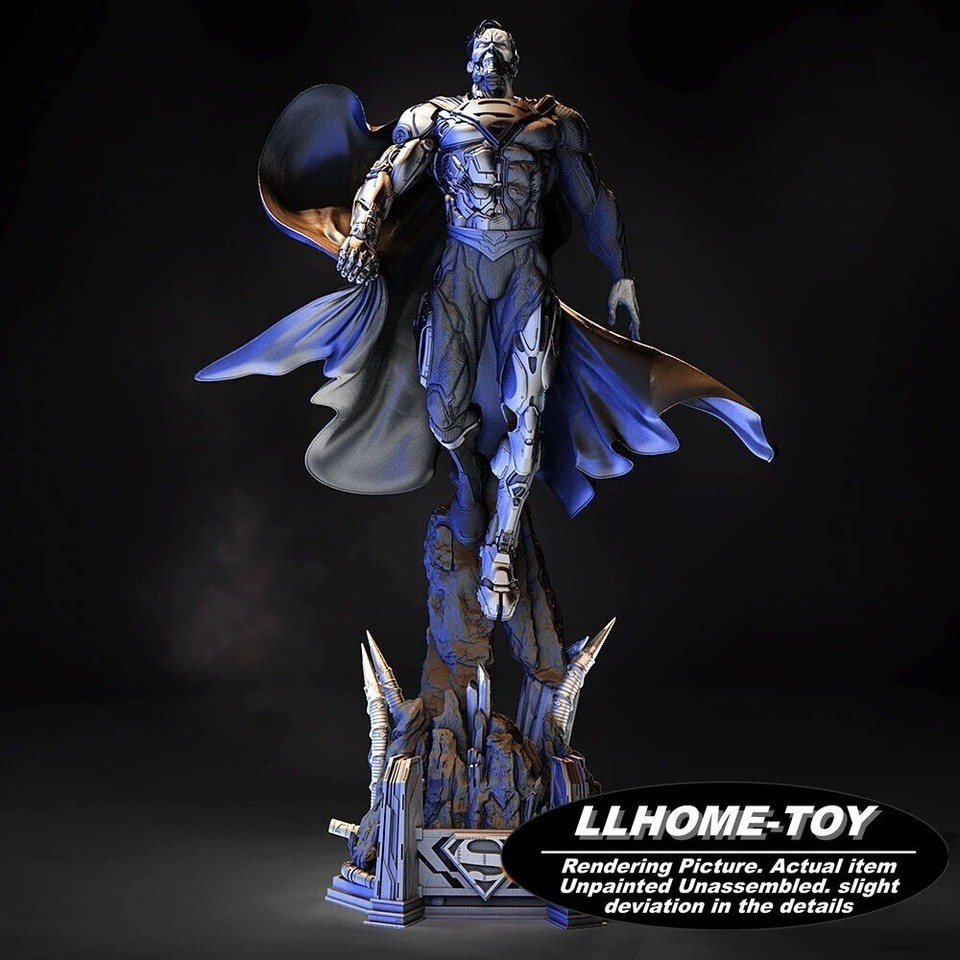 Super Man Cyborg Resin 1:6 Scale Model Kit Unpainted 3d Print GK Statue ...