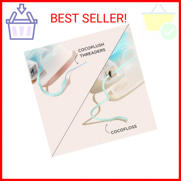 Cocofloss CocoPlush Threaders, Dental Floss for Implants, Bridges, and Braces, M | eBay