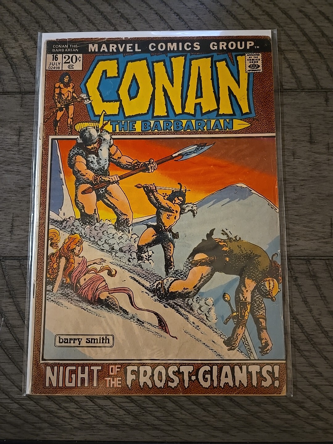 Conan the Barbarian #16 - Frost Giants' Fury! | eBay