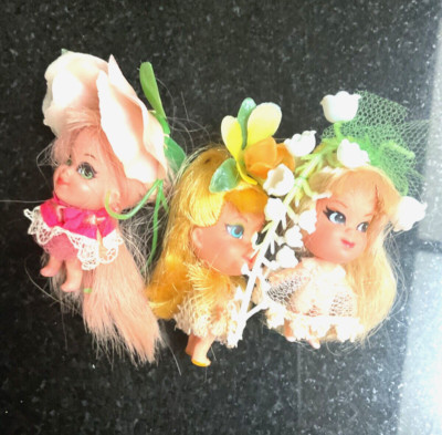 Little Mattel 1967 Liddle Kiddle Kologne honey suckle Mini 2" doll lot ...