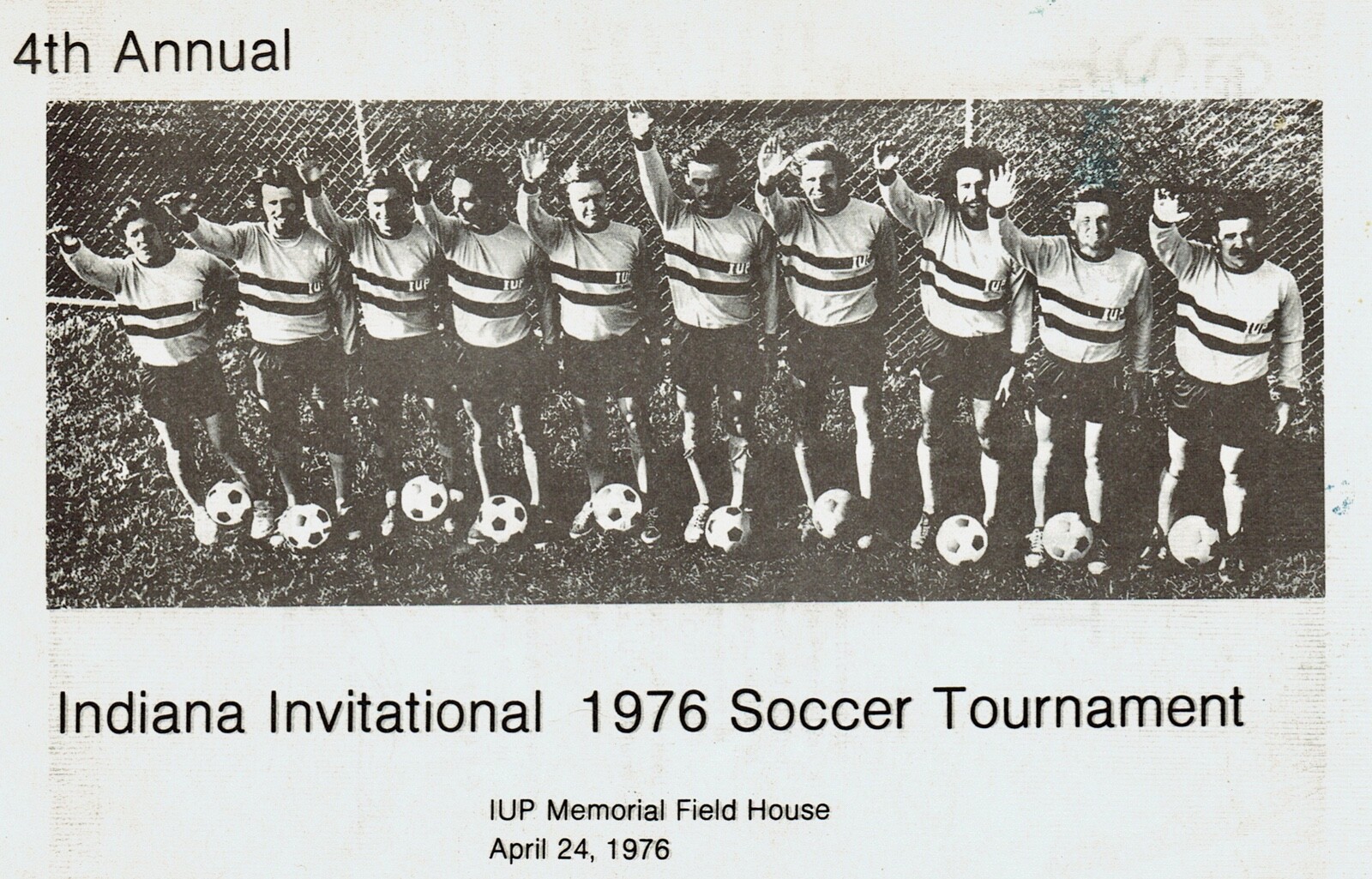 IUP Indiana University of Pennsylvania Soccer Program 1976 | eBay