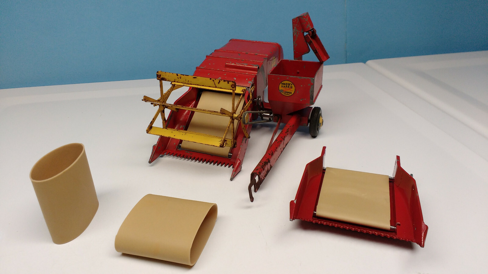 Reuhl Massey Harris toy clipper combine replacement rubber Belt | eBay