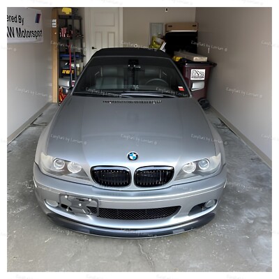 BMW E46 ZHP 330i 330Ci front lip CSL splitter gloss abs plastic | eBay