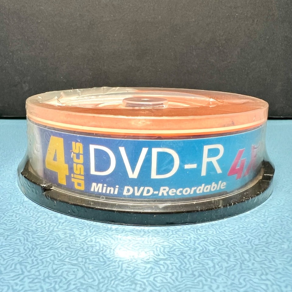 4x Blank Mini 8CM DVD-R Mini Disc 30min 1.4GB Compatible For GameCube ...