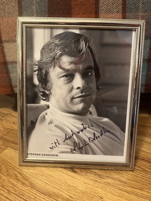 Signed Stephen Sondheim Photo In Frame | eBay