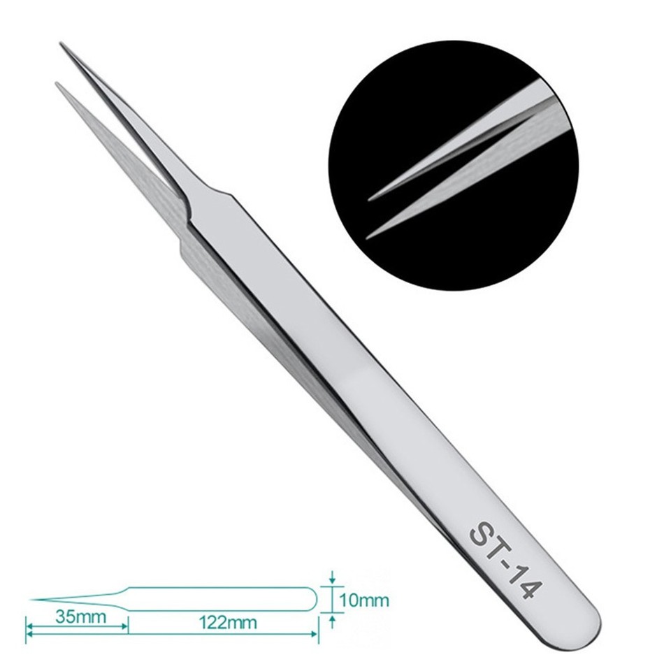 Precision Tweezer Tweezers Extension Tweezer Hand Tools Stainless Steel ...