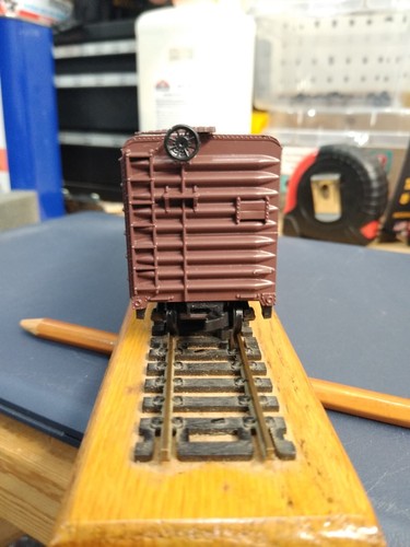 AT&SF/Santa Fe Round Roof 40' Boxcar HO Hornhook Couplers Car #166293 ...