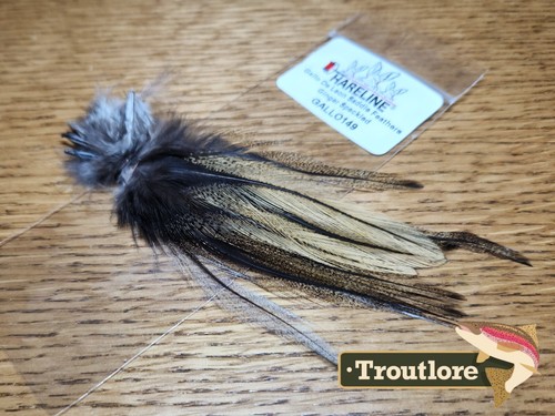 SPECKLED GINGER HARELINE GALLO DE LEON SADDLE FEATHERS CDL - NEW COQ DE ...