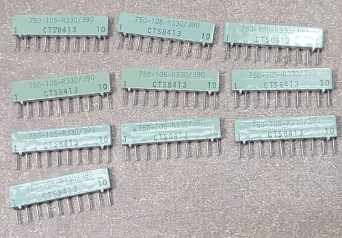 Lot of 10 RESISTORS CTS 8413. 750-105-R330/390. 105R330/390. | eBay