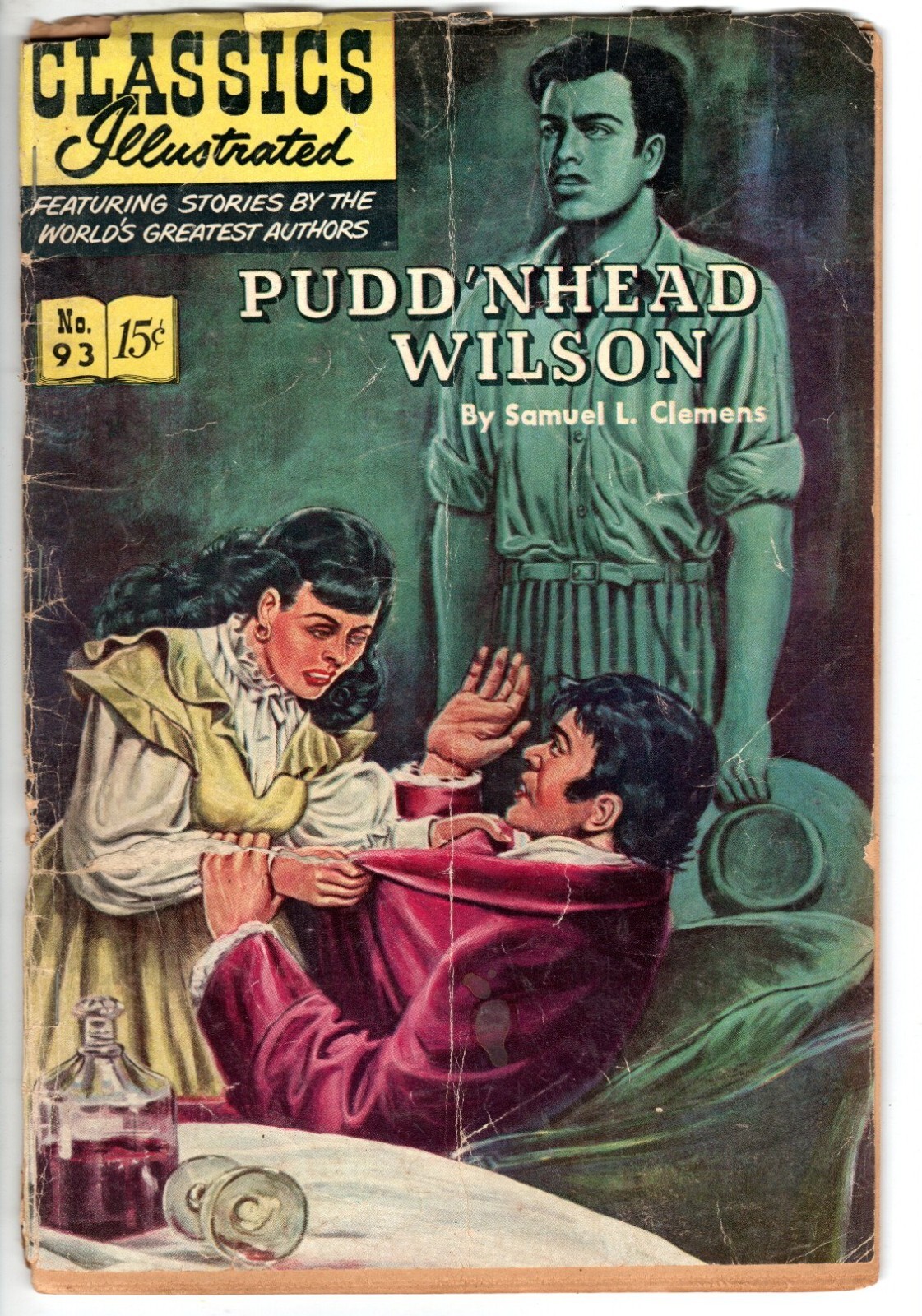 Classics Illustrated #93 Pudd'nhead Wilson, Edition 1, HRN 94, Fair Condition! | eBay