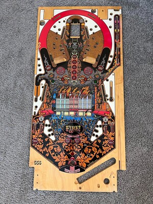 NOS ORIGINAL Williams Fire! Pinball Playfield | eBay